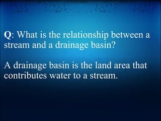 Chapter 6 the_work_of_streams[1][1] | PPT | Geography | Science