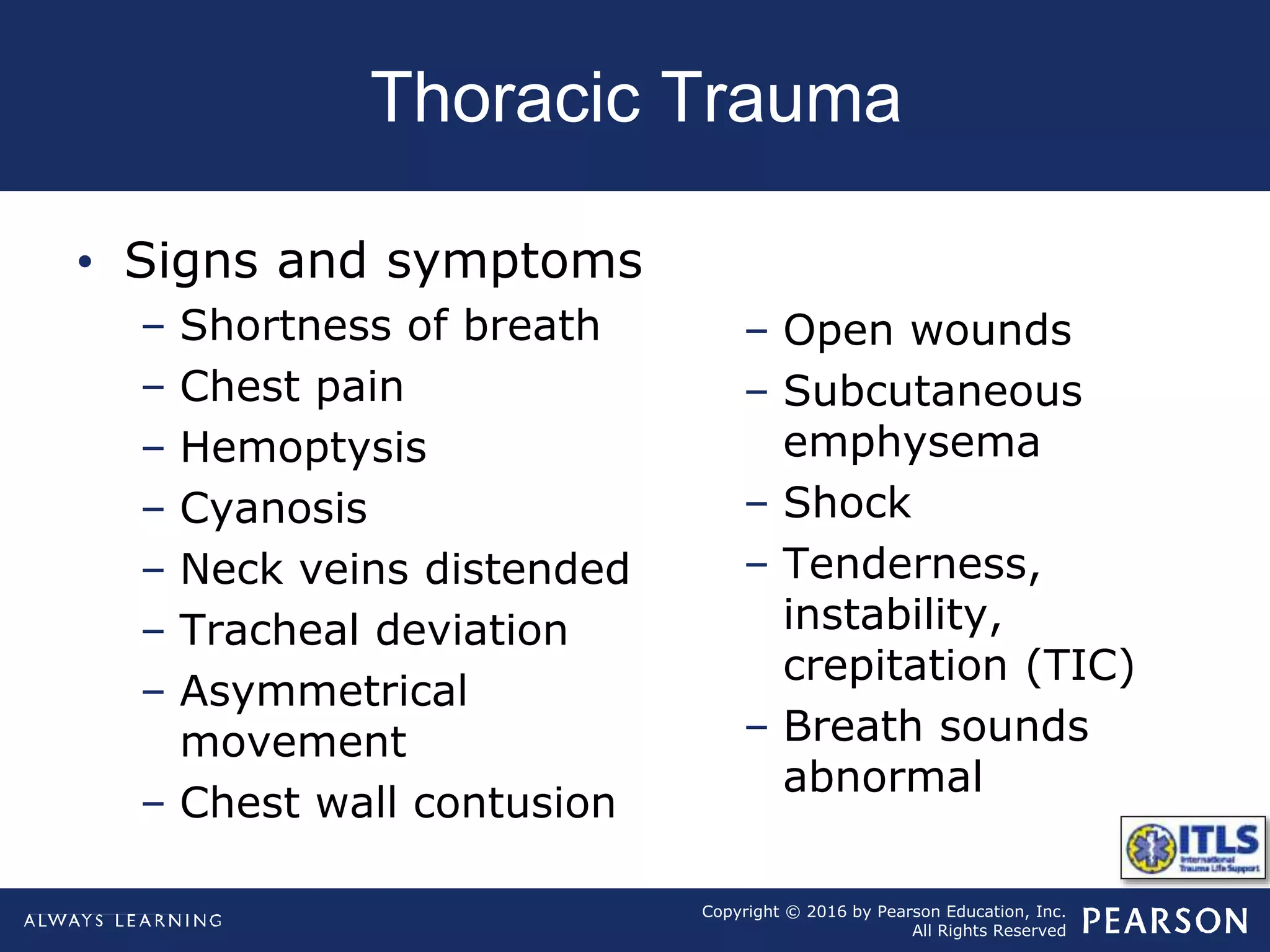 Chapter6 thoracic trauma | PPT
