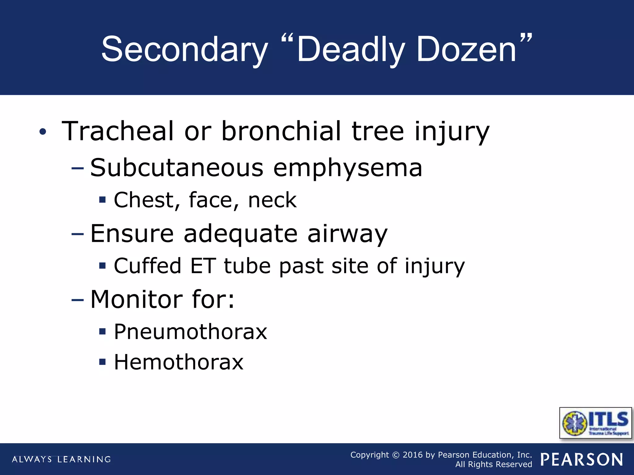 Chapter6 thoracic trauma | PPT