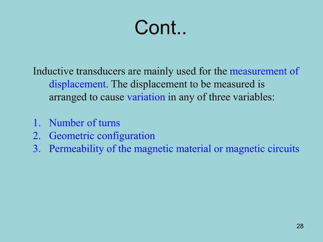 Chapter 6 TRANSDUCERS.ppt | Chemistry | Science