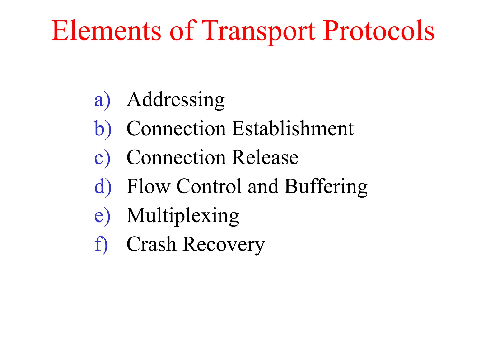 Transport layer issues and challenges - Guide | PPT