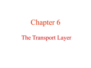 Transport layer issues and challenges - Guide | PPT