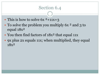 Chapter 6 Tutorial | PPT