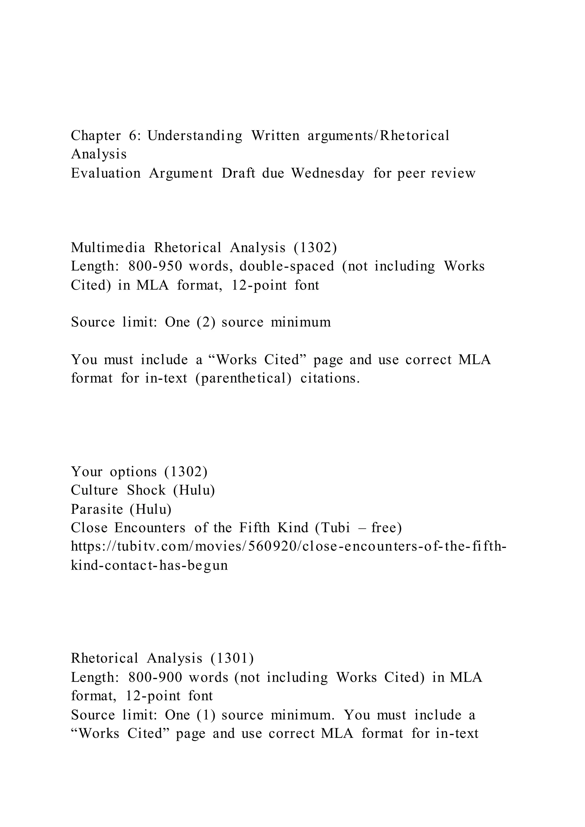 Chapter 6 Understanding Written argumentsRhetorical Analysis | PDF