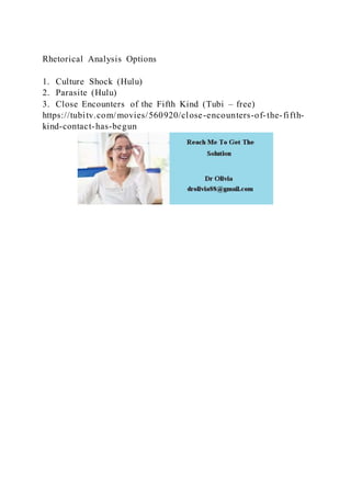 Chapter 6 Understanding Written argumentsRhetorical Analysis | PDF