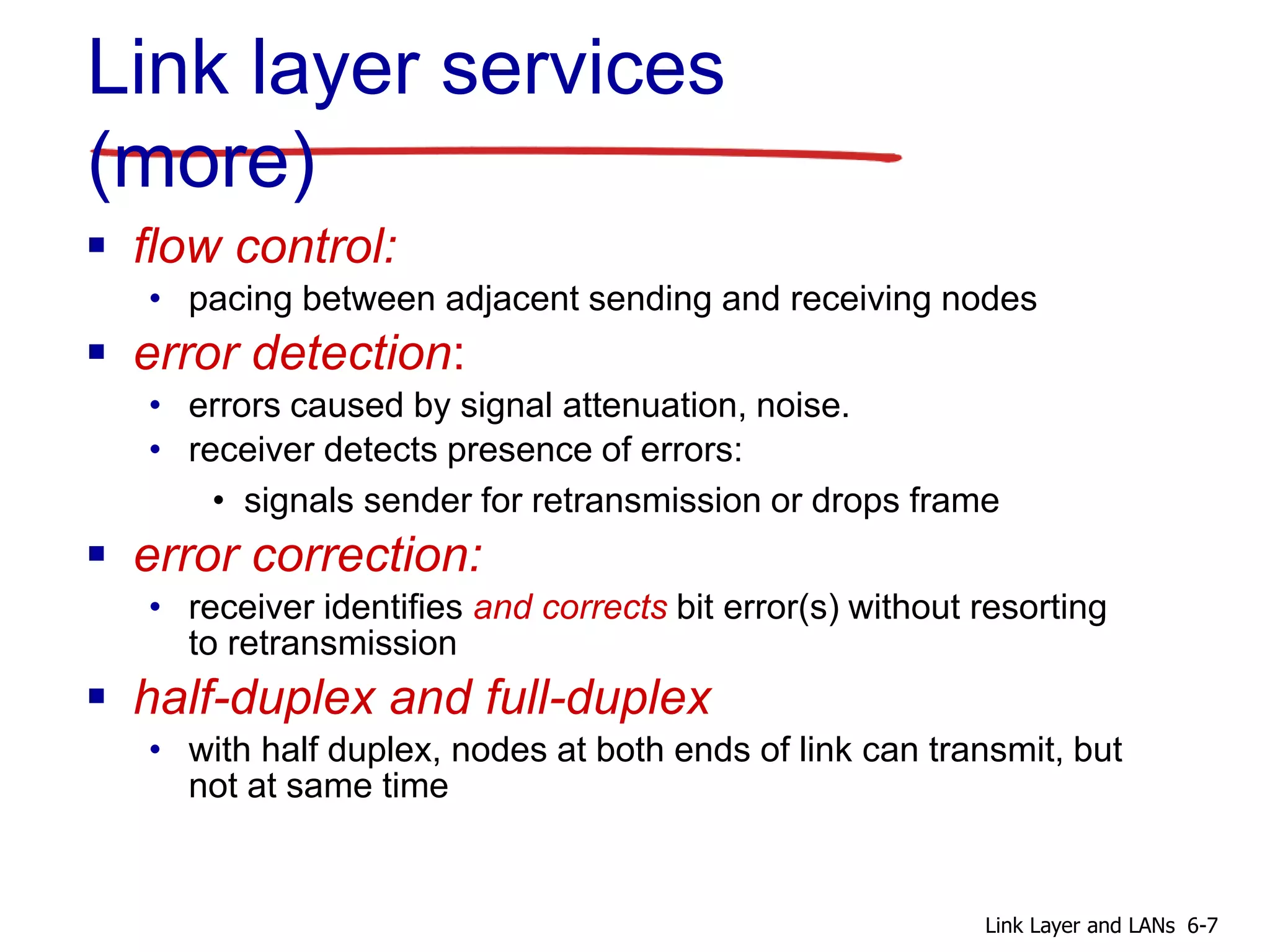 Chapter 6 Computer Networking A Top Down Approach 7th Ppt