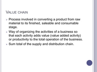Chapter 6 value chain | PPTX