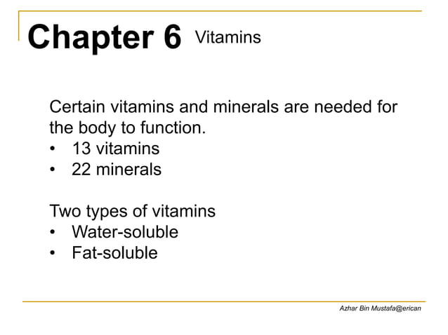 Chapter 6 vITAMIN.ppt