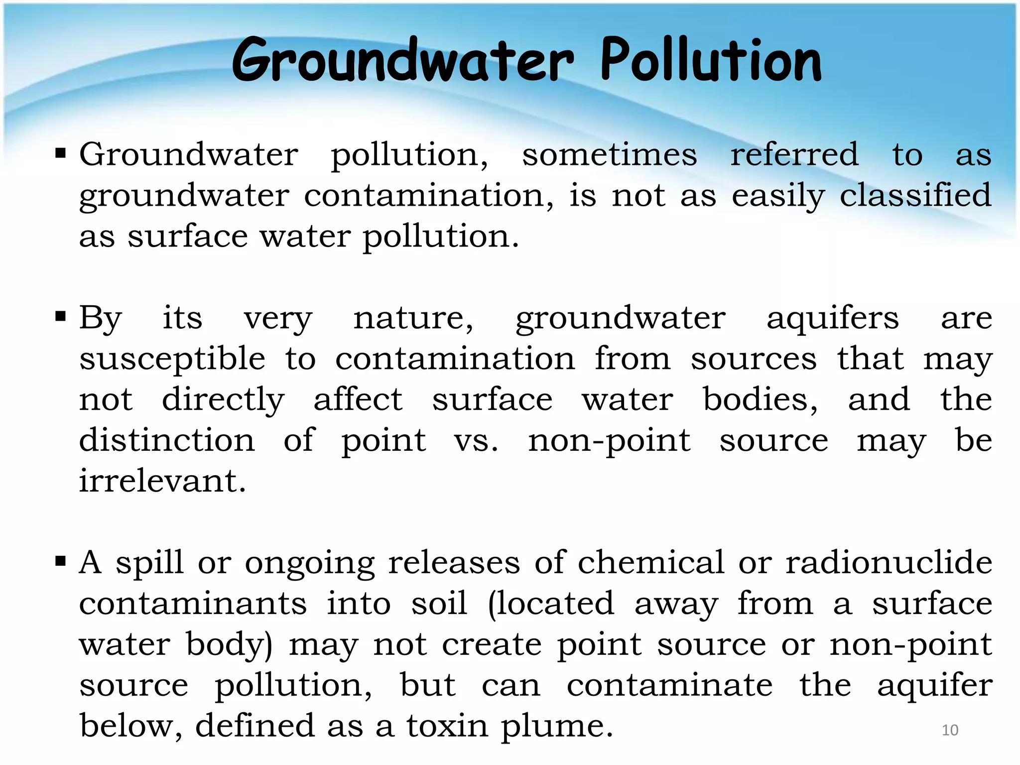 Chapter 6 water, soil, noise.ppt | Environmental Services Industry ...