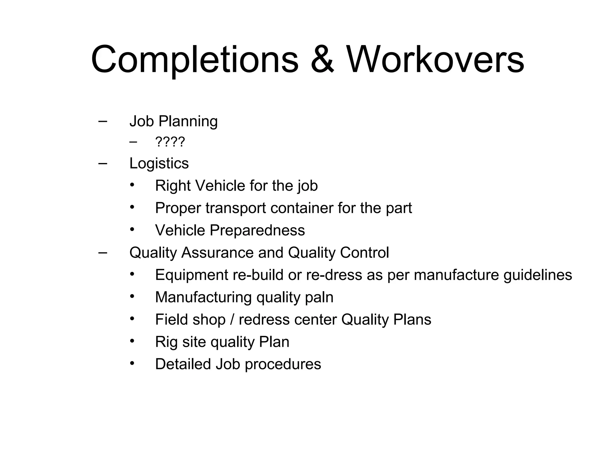 workover presentation (1) | PPT