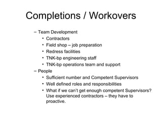 workover presentation (1) | PPT