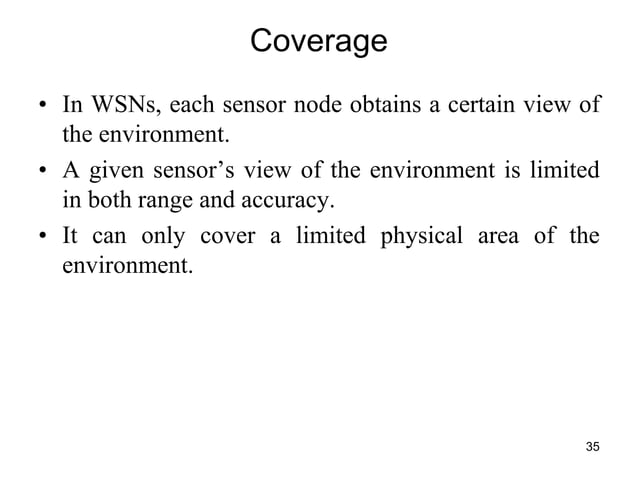 Chapter 6 WSN.ppt | Internet of Things | Internet