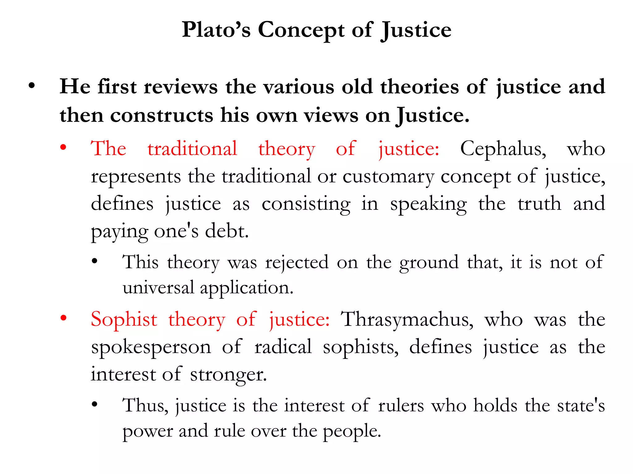 Plato Concept Of Justice | PPTX