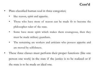 Plato Concept Of Justice | PPTX