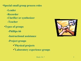 Chapter 7 | PPT | Education