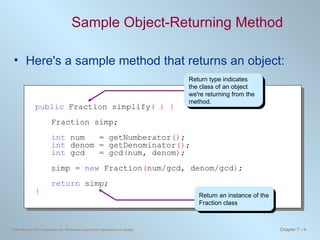 Chapter 7 - Defining Your Own Classes - Part II | PPT