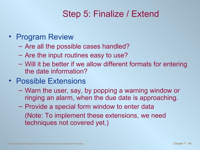 Chapter 7 - Defining Your Own Classes - Part II | PPT | Web Development ...