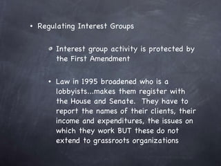 Interest Groups | PPT