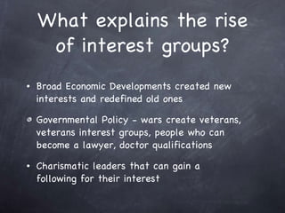 Interest Groups | PPT