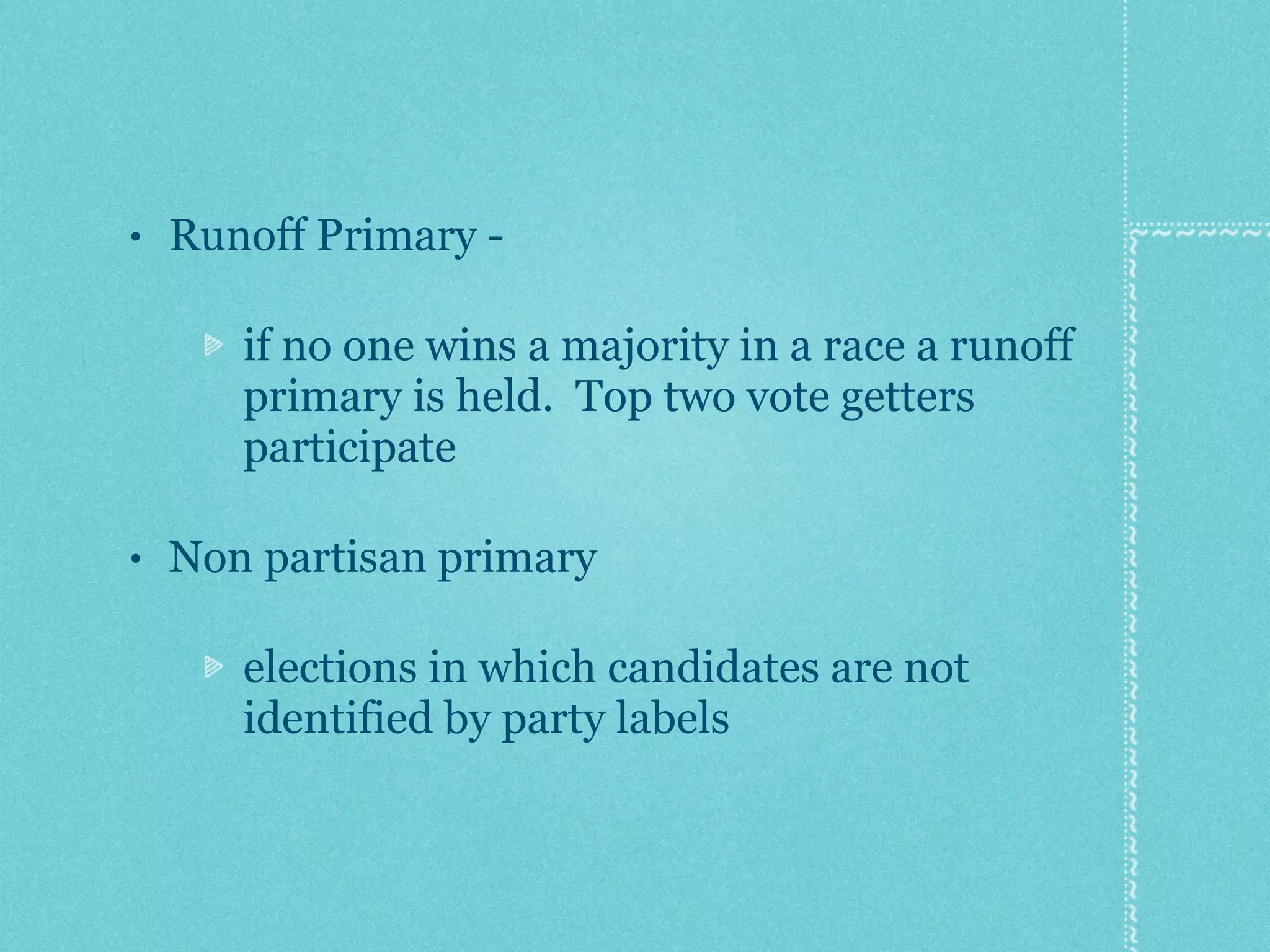 Chapter 7: Electoral Process | PPT