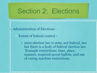 Chapter 7: Electoral Process | PPT