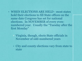 Chapter 7: Electoral Process | PPT