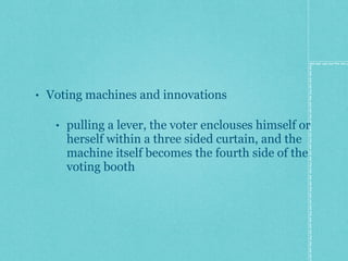 Chapter 7: Electoral Process | PPT