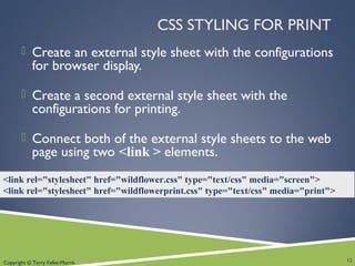Chapter 7 - Web Design | PPT