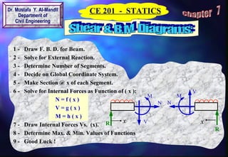 Statics Chapter 7 | PPT