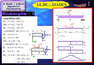 Statics Chapter 7 | PPT