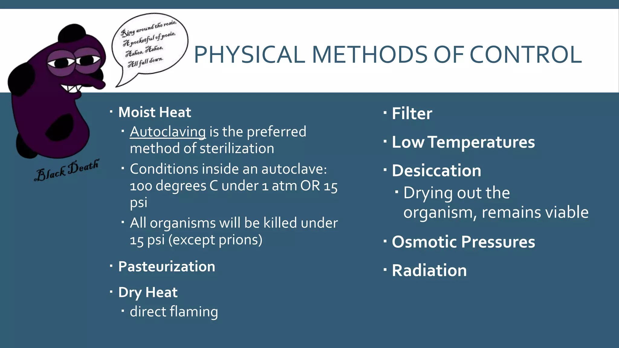 Control of Microbial Growth | PPTX