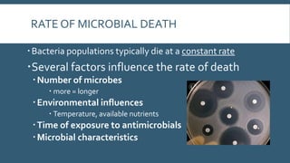 Control of Microbial Growth | PPTX