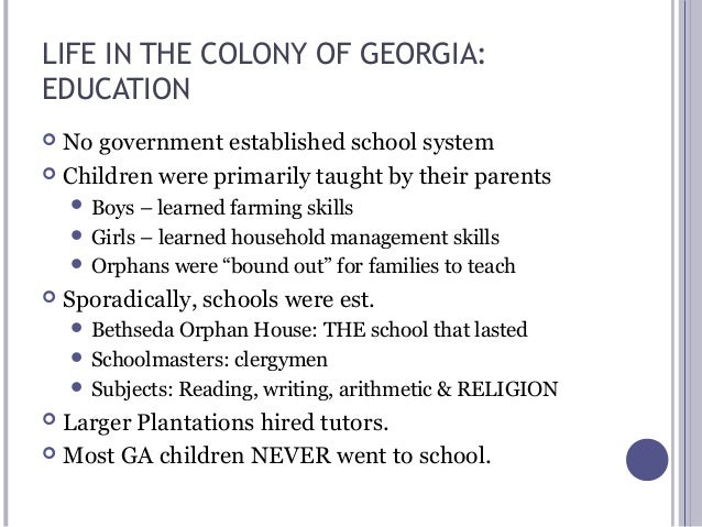 Georgia History Chapter 7