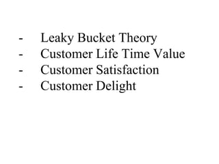 Chapter 7. customer relationship management | PPTX