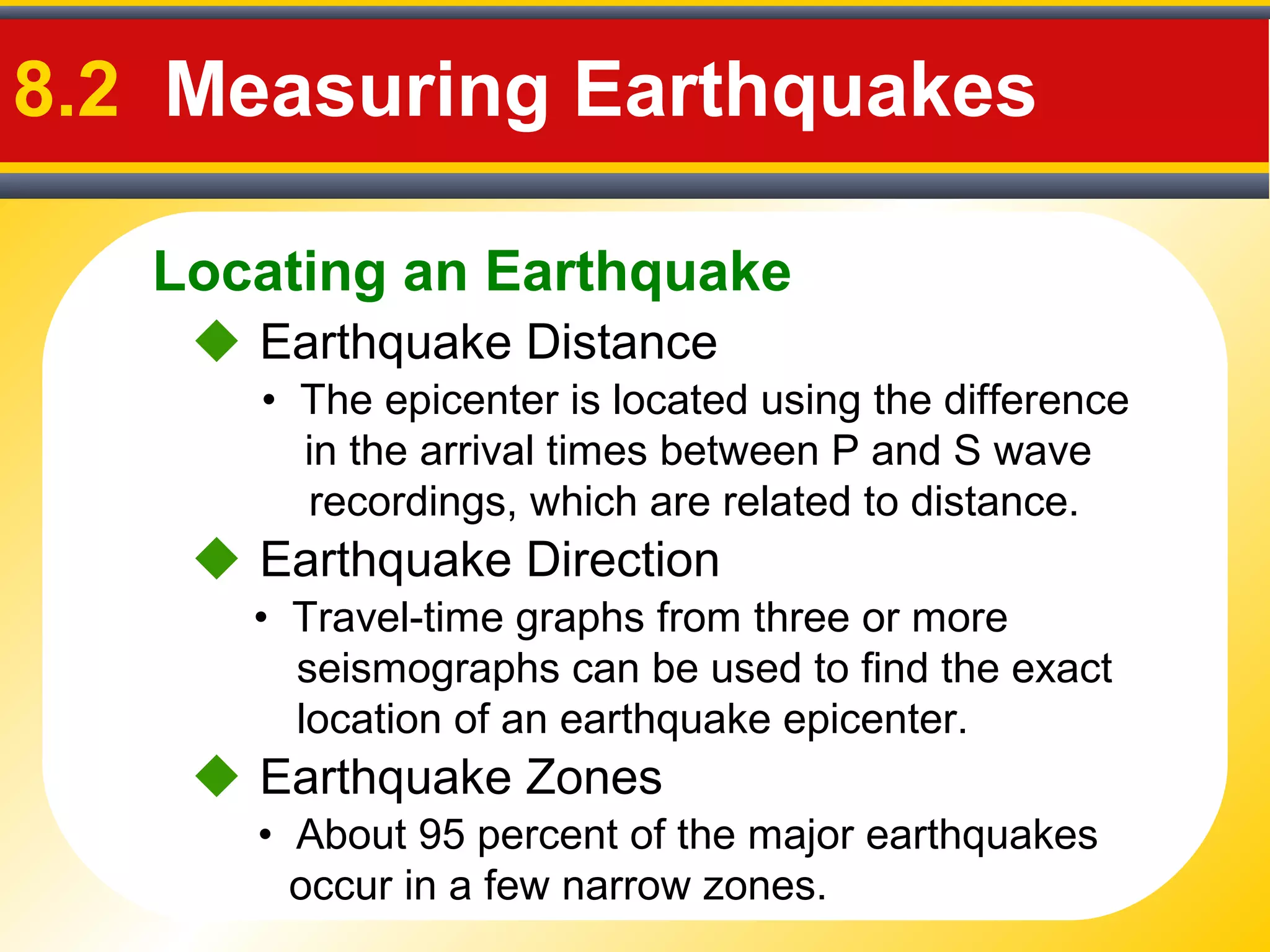 Earthquakes and Earth’s Interior | PPT