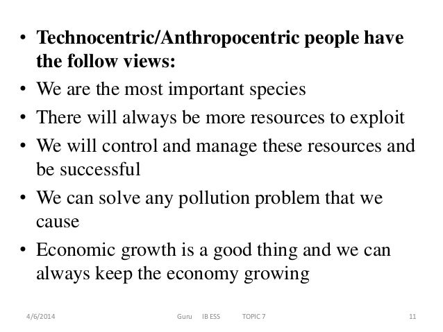 IB ESS Chapter 7.Environmental Value System