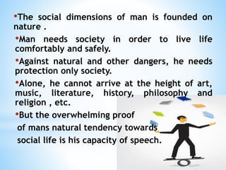 Man as social being Chapter 7 | PPTX