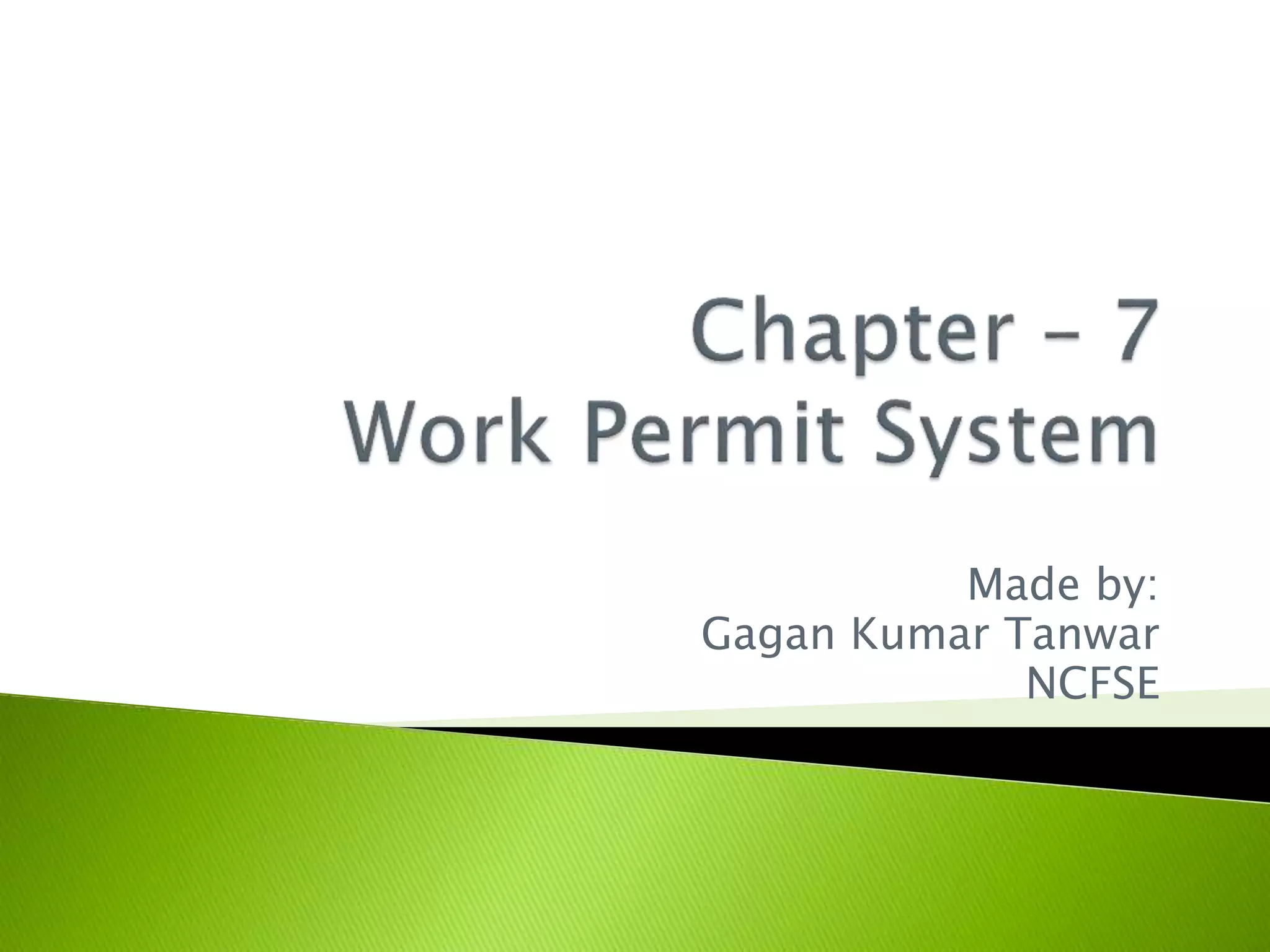 Work Permit System | PPTX