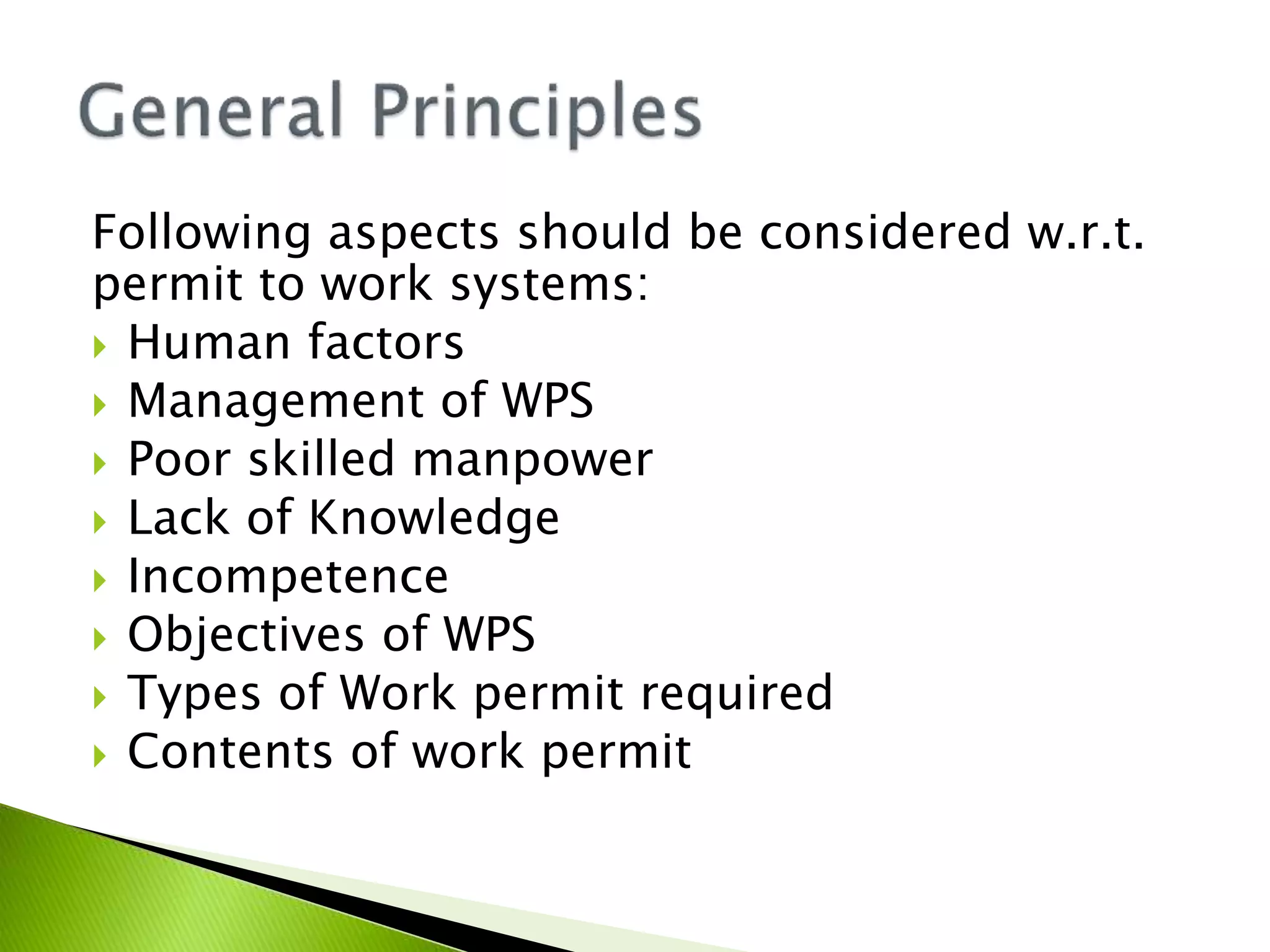 Work Permit System | PPTX