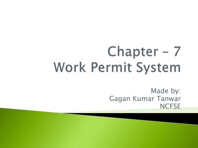 Work Permit System | PPT