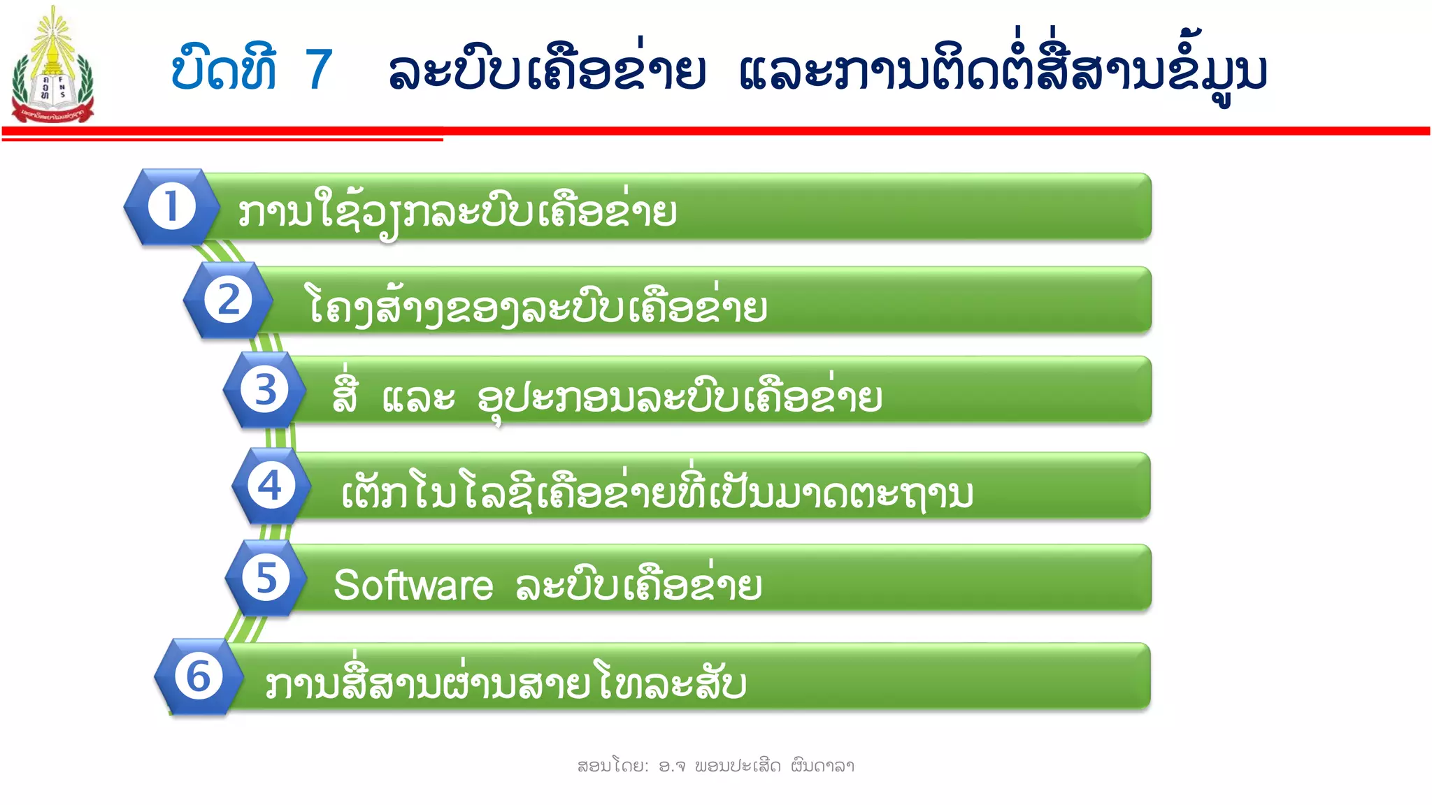 Chapter 7 ລະບົບຄອມພິວເຕີ (Computer System) | PDF