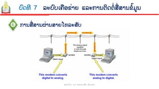 Chapter 7 ລະບົບຄອມພິວເຕີ (Computer System) | PDF