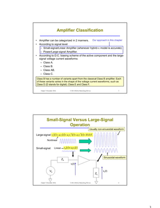 Chapter7 - Small-signal RF Amplifier Theories | PDF