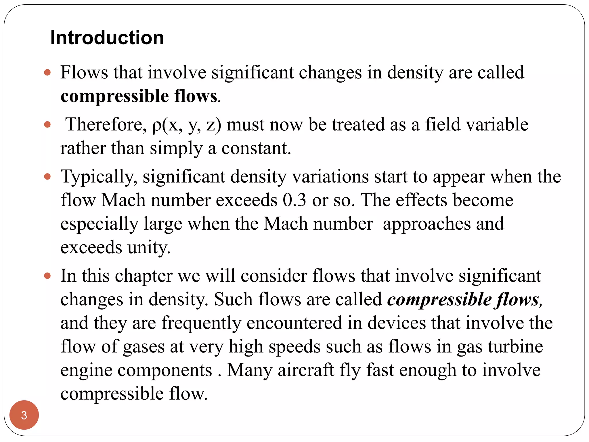 Fluid Mechanics Chapter 7. Compressible flow | PDF