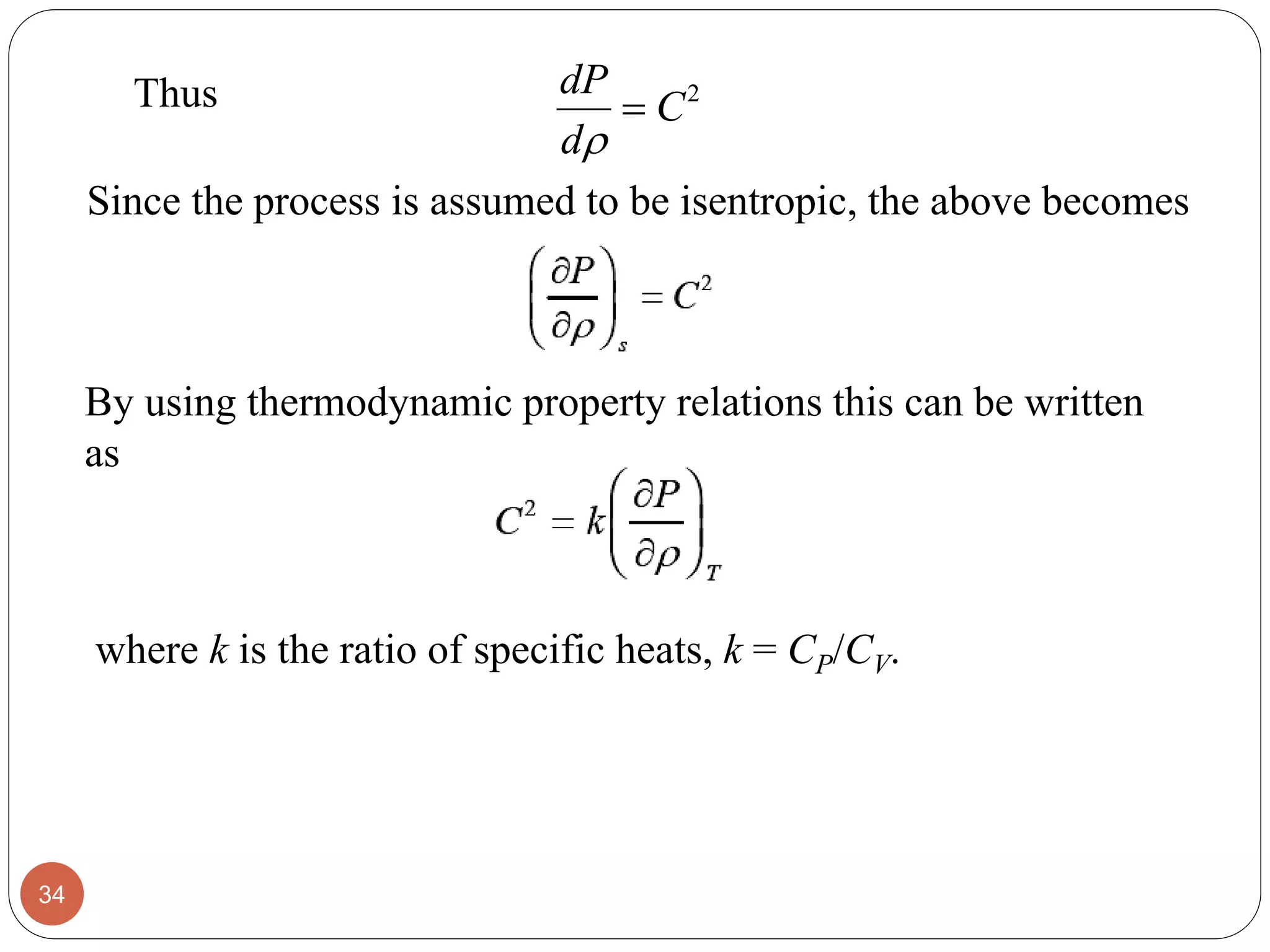 Fluid Mechanics Chapter 7. Compressible flow | PDF | Physics | Science