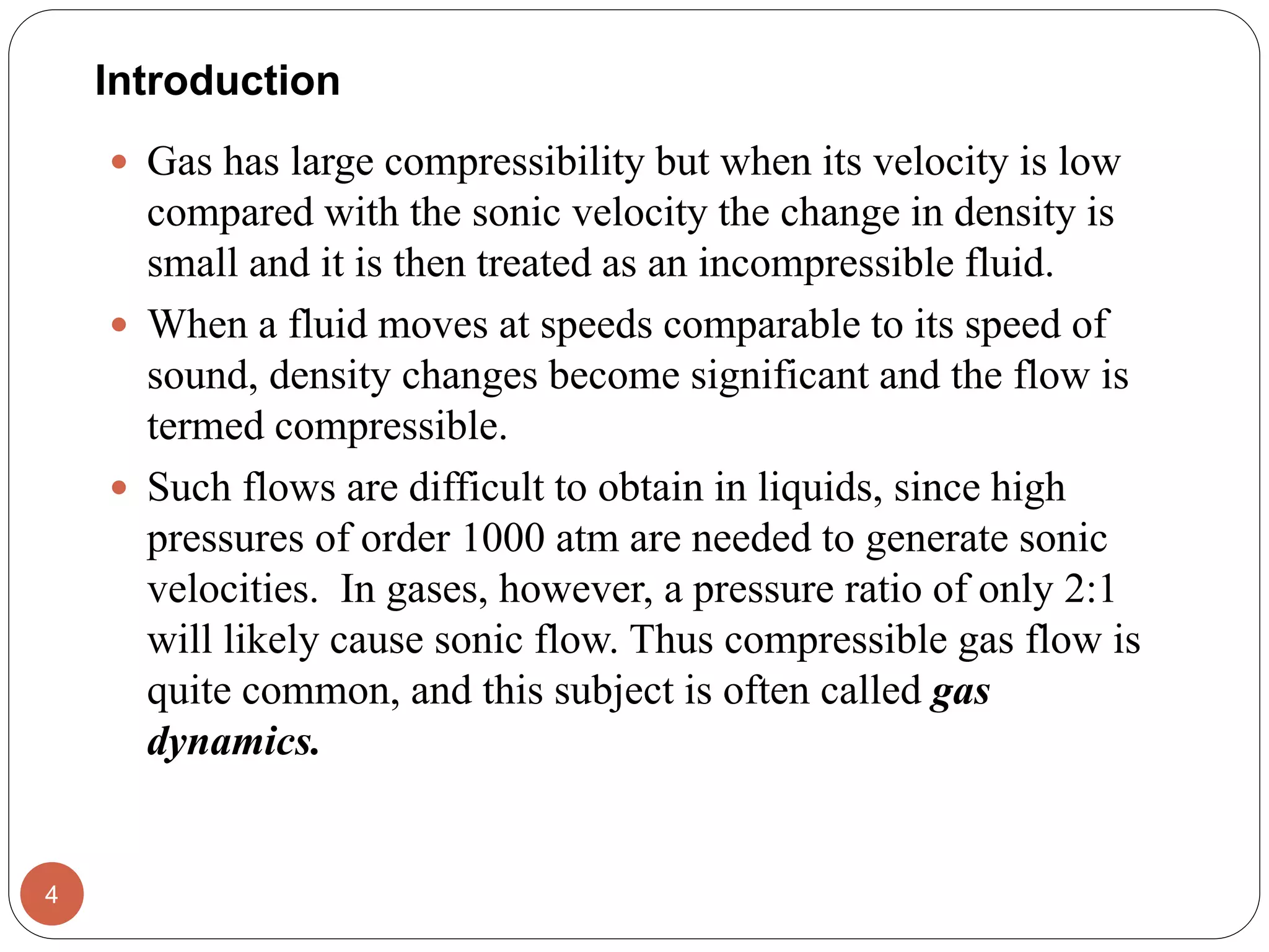 Fluid Mechanics Chapter 7. Compressible flow | PDF