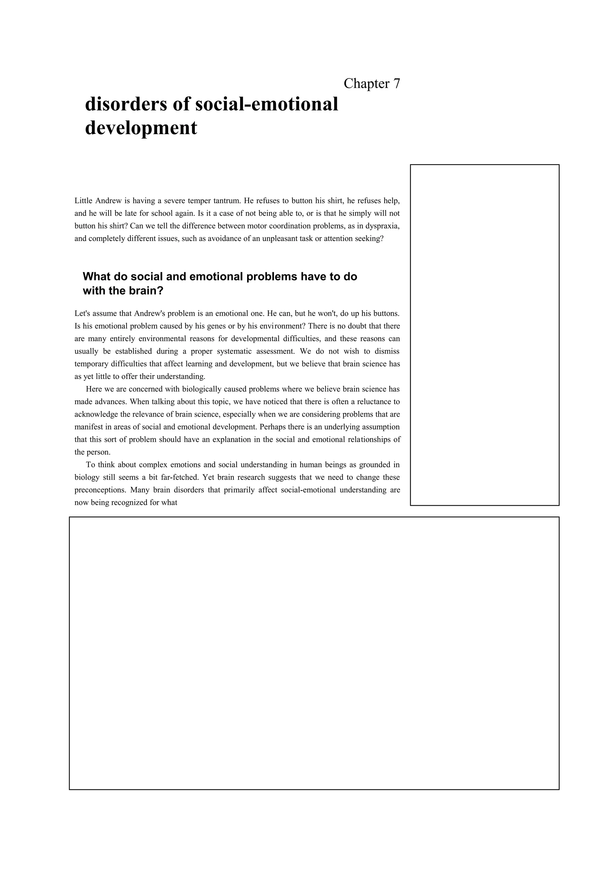 Chapter7 Disorders of social-emotional development | DOC