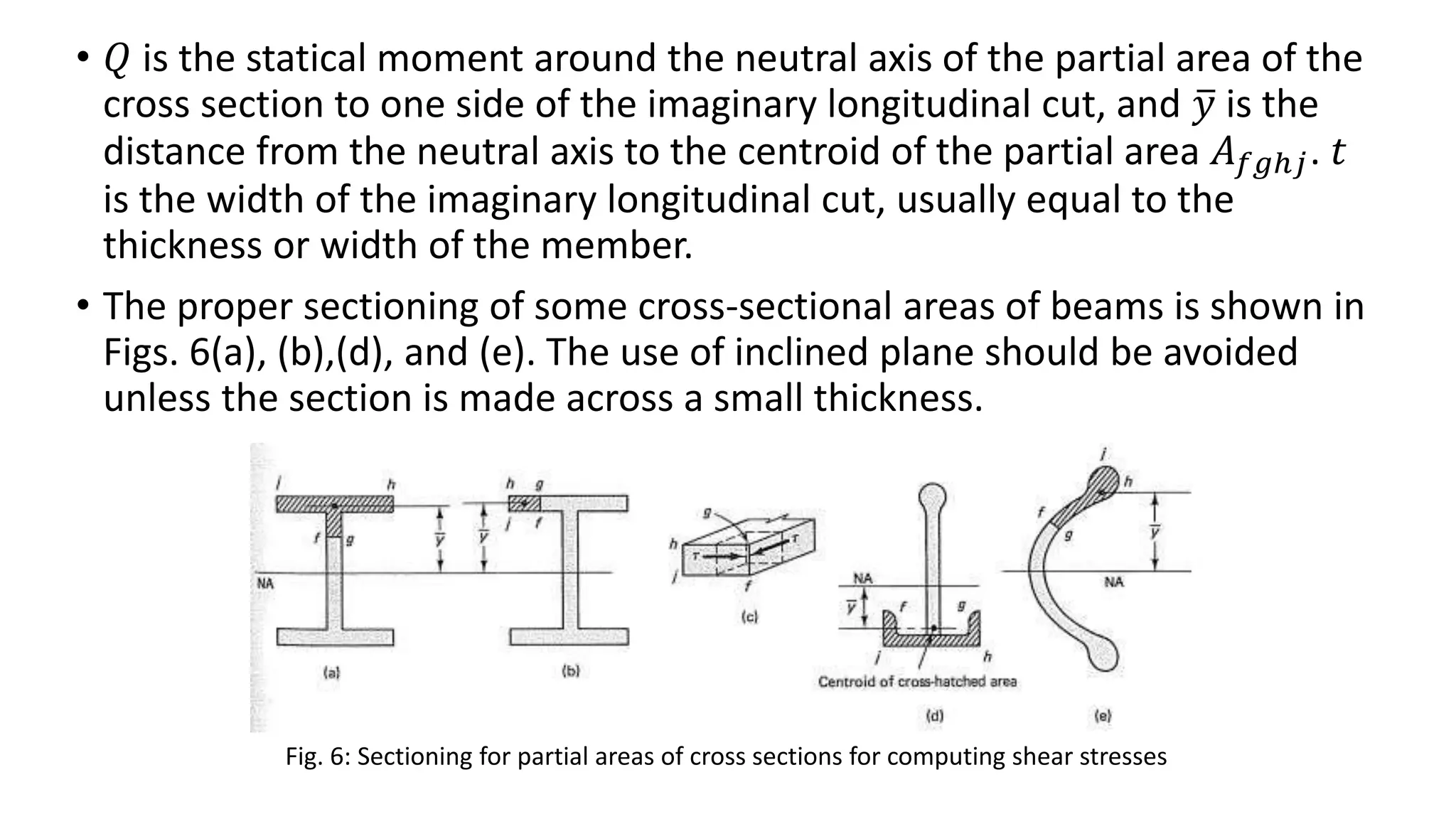 Chapter 7: Shear Stresses in Beams and Related Problems | PPTX