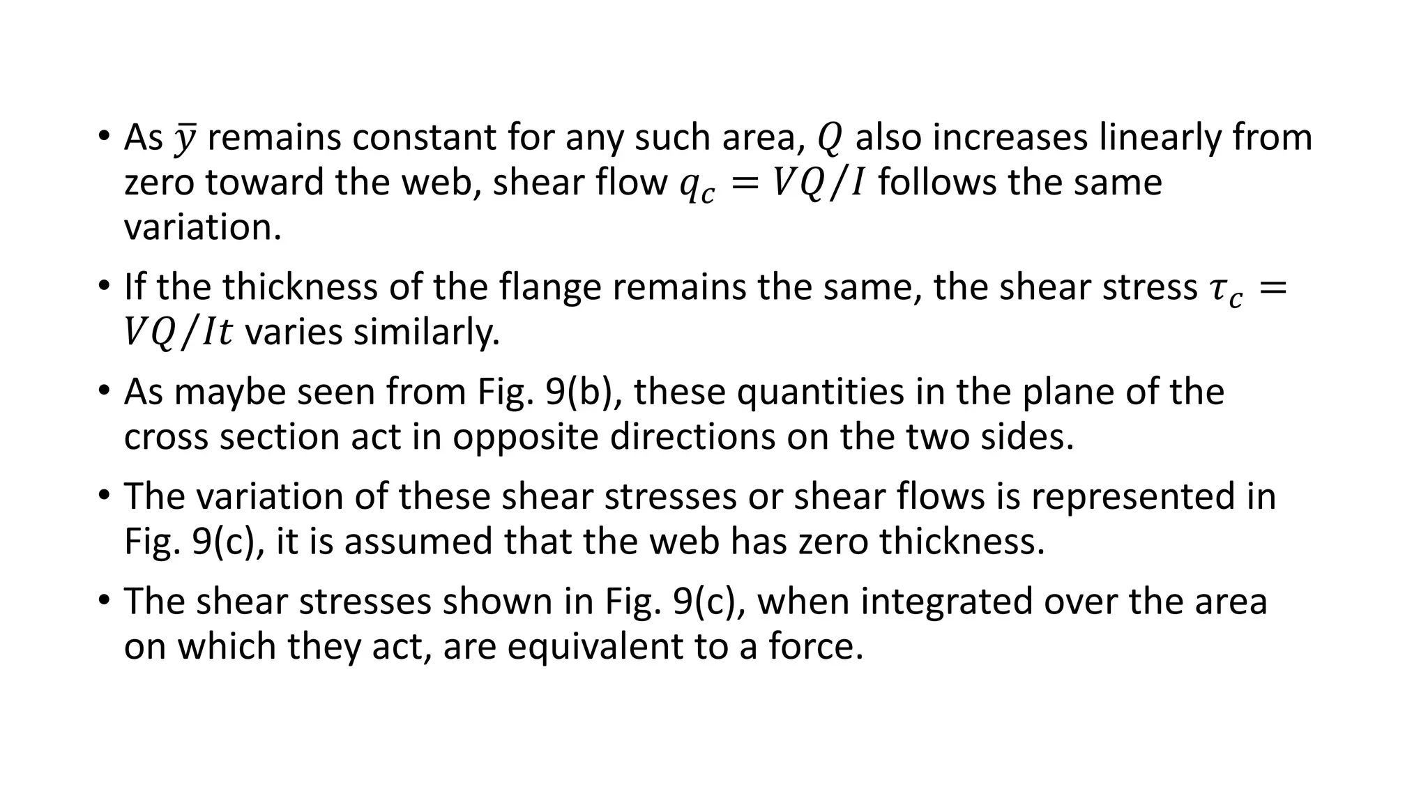 Chapter 7: Shear Stresses in Beams and Related Problems | PPTX