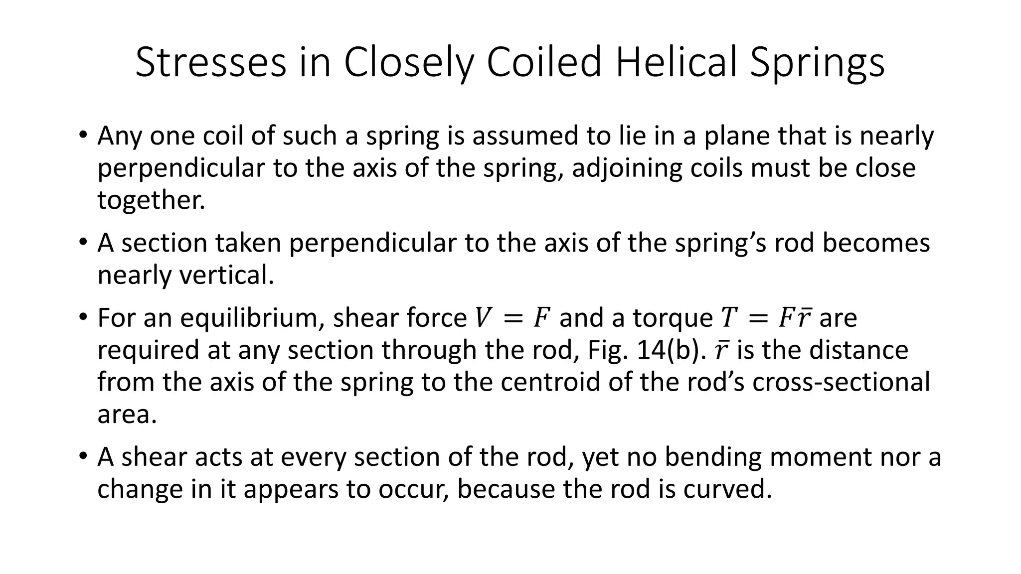 Chapter 7: Shear Stresses in Beams and Related Problems | PPTX